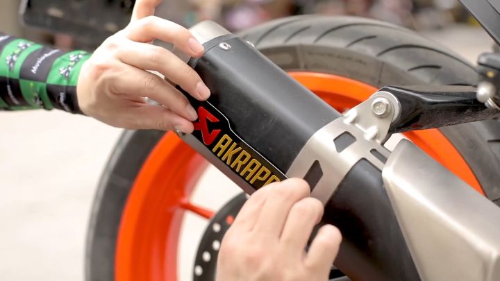 Musion Akrapovic Sticker Decals Exhaust Pipe Sticker Heat Resistant 3D ...