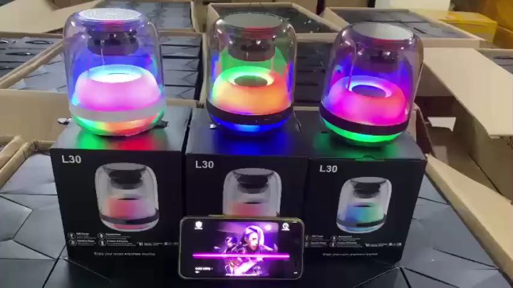 Loa Bluetooth Mini L30 Bass Mạnh, Loa Nghe Nhạc Bluetooth Có Đèn Led ...
