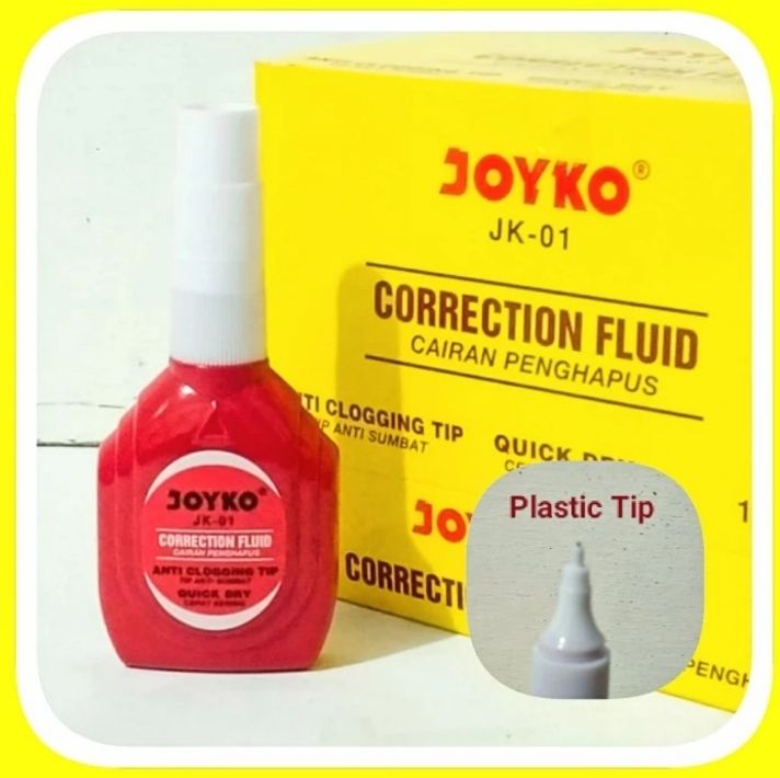 12 Pcs Tip Ex Cair Joyko JK 101 A/Tip X Cairan Koreksi Joyko JK 101 - Stationery | Lazada Indonesia