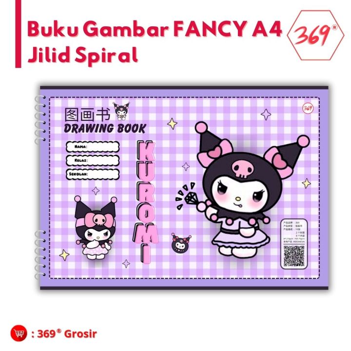Buku Gambar / Drawing Book Karakter KUROMI | Lazada Indonesia