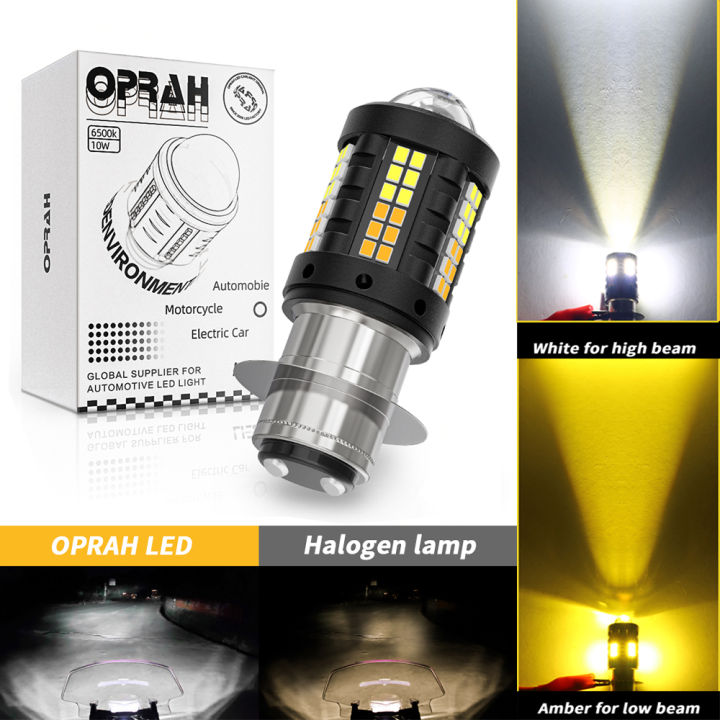 🔆KALADA T19 P15D Led Headlamp Bulbs Fog Lamp 2 Colors 360° Super Bright ...