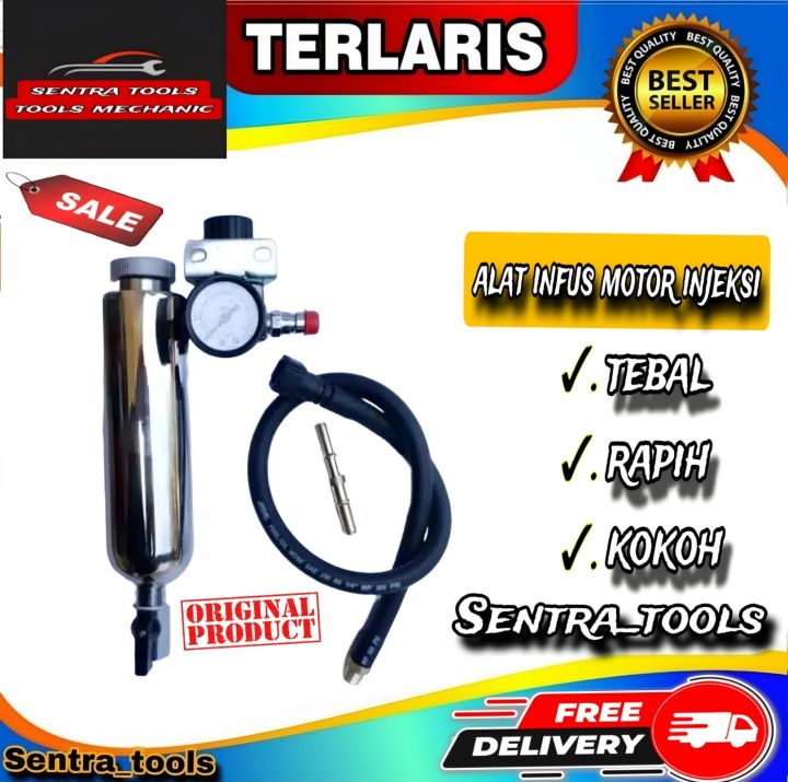 Alat Tabung infus injeksi/injektor Motor Bahan Stainlis Awet | Lazada ...