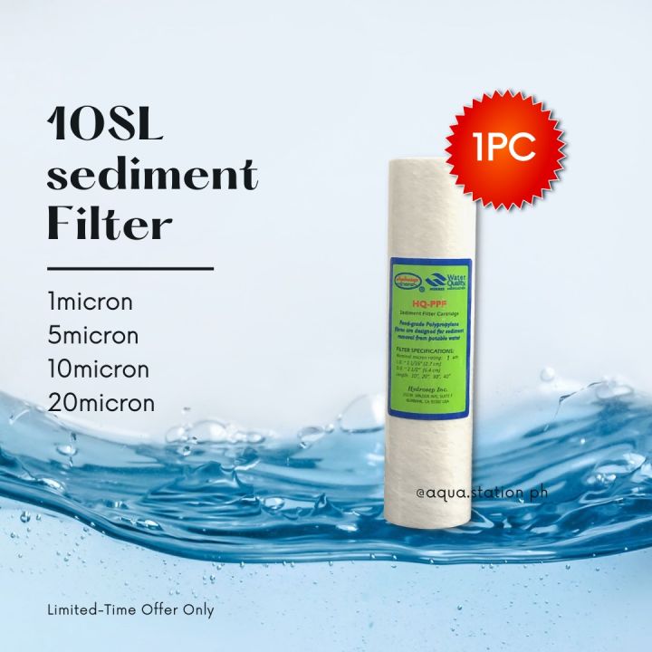 10SL Hydrosep Sediment filter 10inch 1 5 10 20micron PP Filter | Lazada PH