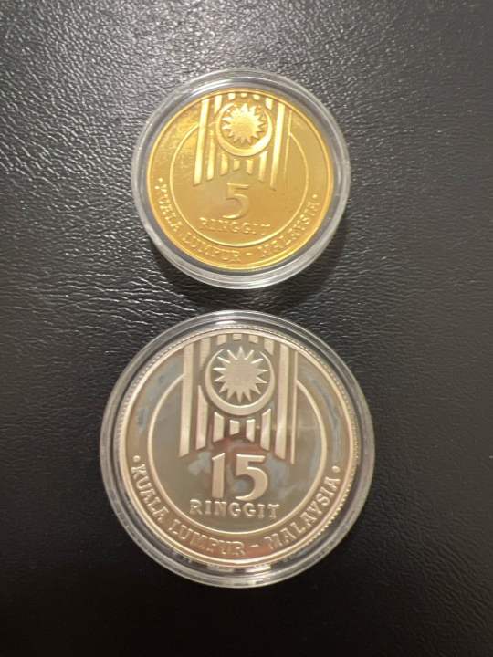 AJ STAR COLLECTION - 1989 Sukan Asia Tenggara Ke XV Rm15 / Rm5 ( 2 In 1 ...