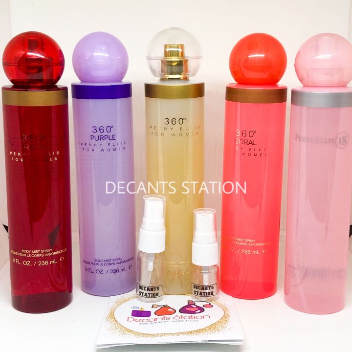 🇺🇸5mL or 10mL Decant | TRIAL SIZE! Perry Ellis 360 for Women Body Mist ...