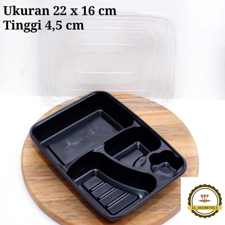 Tray kotak bento hitam 25 pcs | Lazada Indonesia