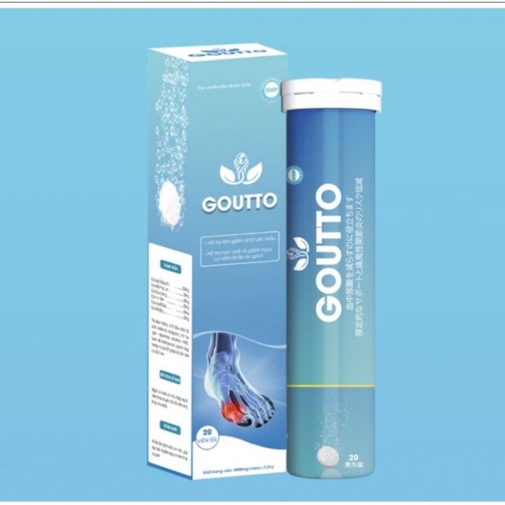 Goutto for gout 20 effervescent tablets | Lazada PH