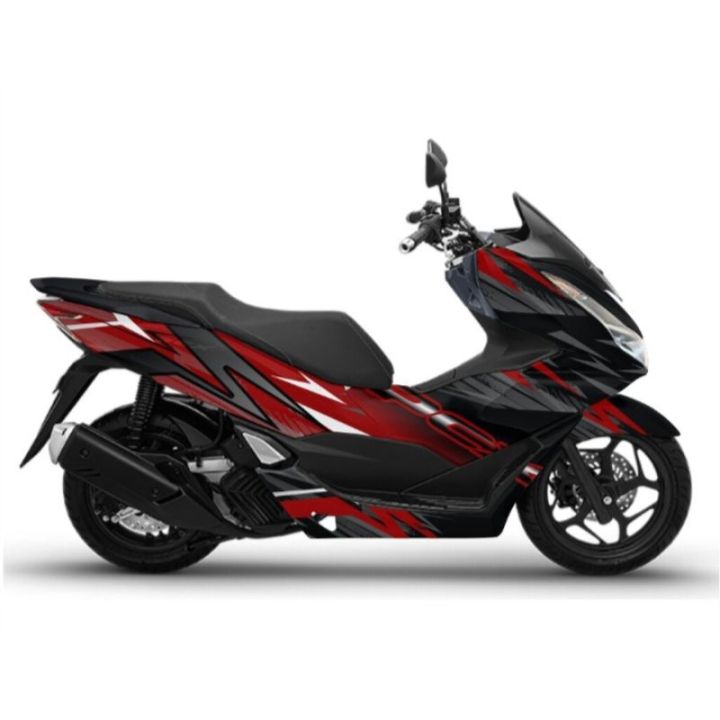 DECAL STICKER STIKER HONDA PCX NEW 160 MOTIF S PATERN FULL BODY VARIASI ...