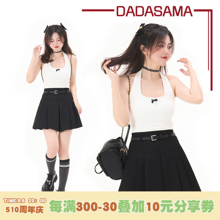 Da da sama/ แอบรักหัวใจ/นิชแบรนด์สายเดี่ยวติดโบว์ใส่ด้านในเสื้อกล้าม ...