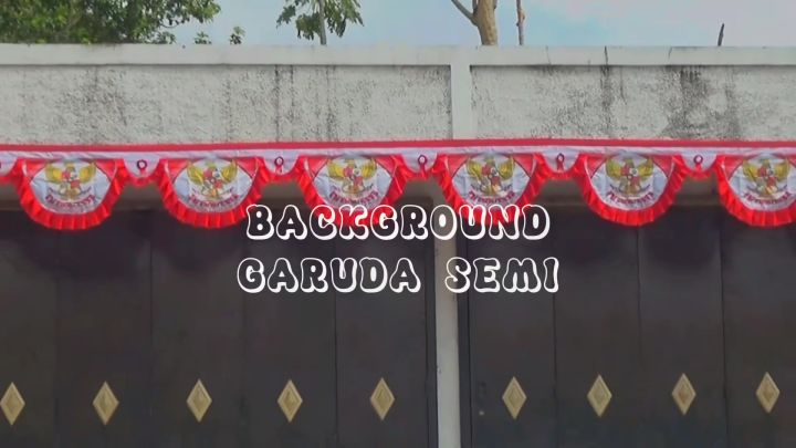 BENDERA BACKGROUND GARUDA SEMI 8 METER (10 GELOMBANG) | Lazada Indonesia