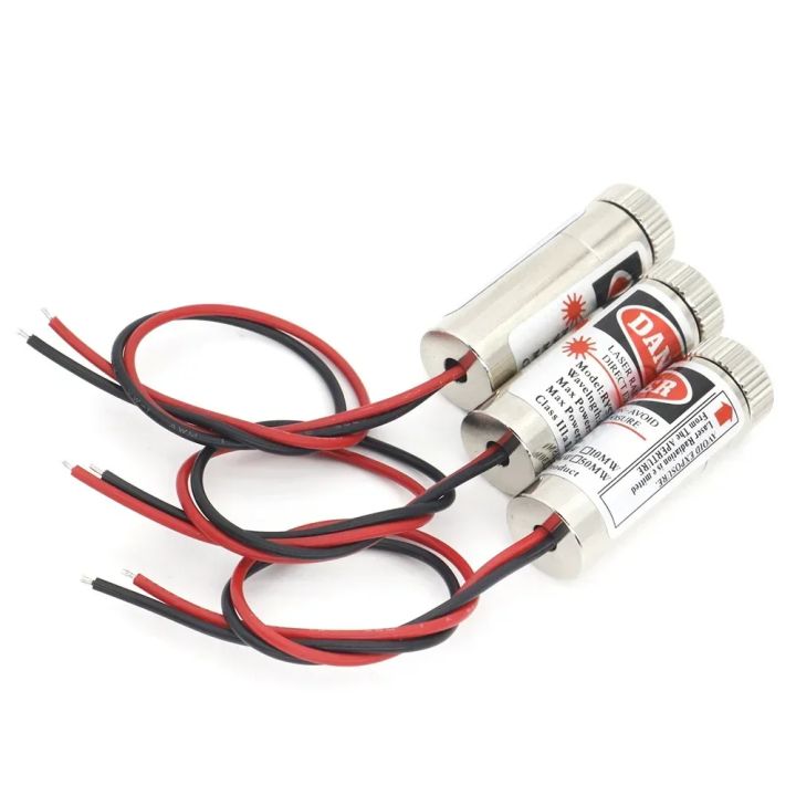 Laser Diode 650NM Laser Head 6MM 9MM 12MM Red Point / Line / Cross ...