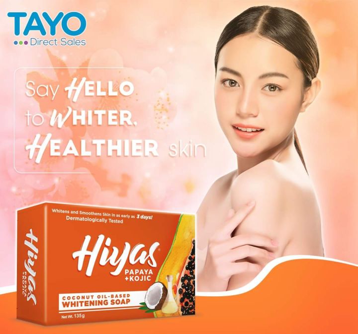 HIYAS PAPAYA + KOJIC WHITENING SOAP 135g. | Lazada PH