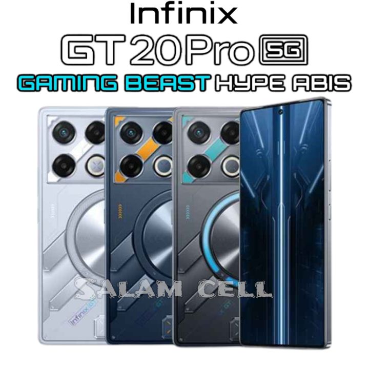 Infinix GT 20 Pro 5G NFC Ram 8+8/256GB Dimensity 8200 Ultimate 6.78" Garansi Resmi | Lazada ...