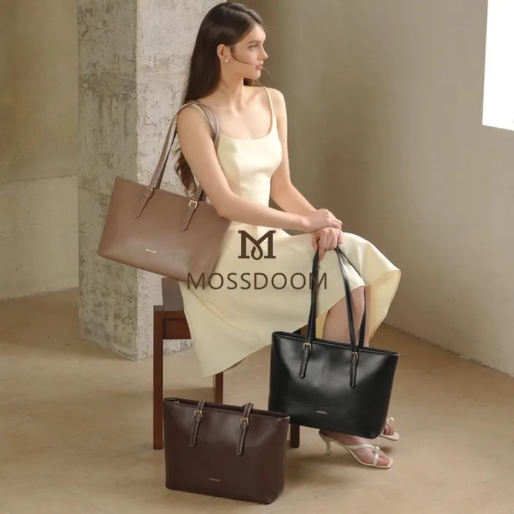 MOSSDOOM Fiorella Bag กระเป๋าโท้ท สไตล์หรูหราแบบคลาสสิก ปรับสายได้3 ...