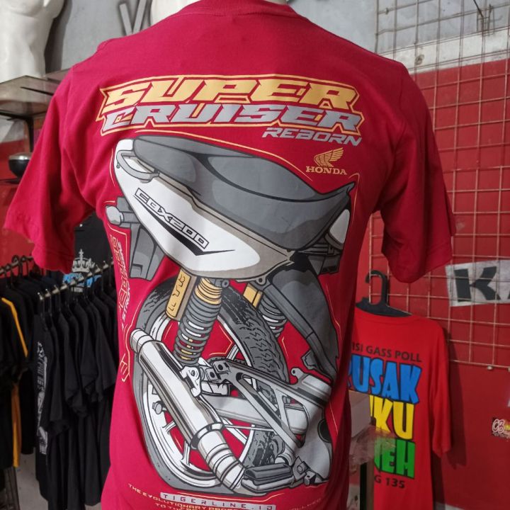 Kaos Honda tiger super cruiser reborn | Lazada Indonesia