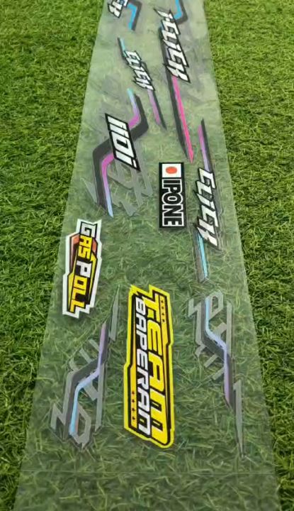 Striping Lis Garis Beat Deluxe Iis 2020 sAMPAI 2024 Bahan Polet Bening ...