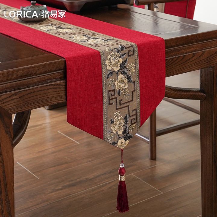 LORiCA | Festive Red Chinese Style Table Runner | Lazada Singapore
