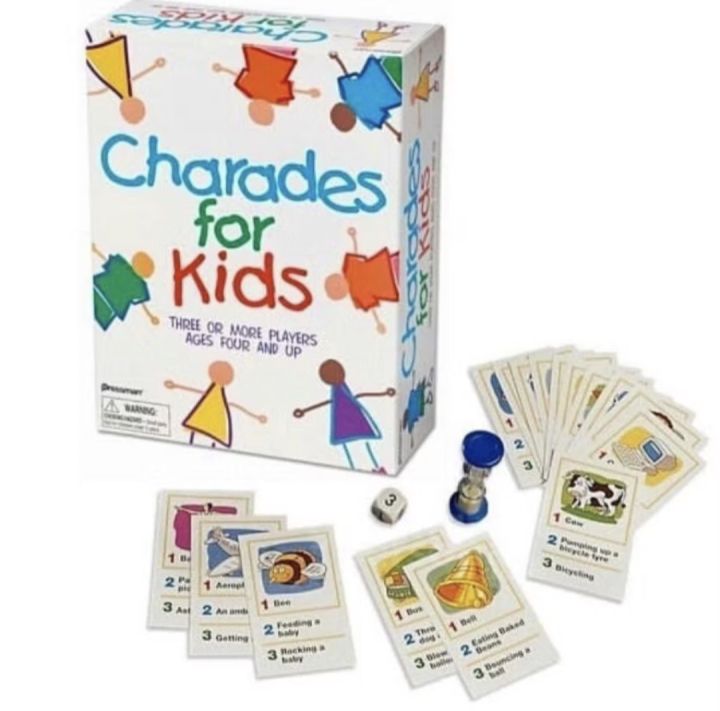 Charades for children family interactive game set party games charades ...
