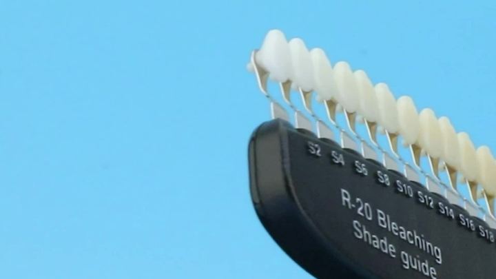 Teeth Whitening Shade Guide - Tooth Bleaching Shade Chart 3D R-20 ...