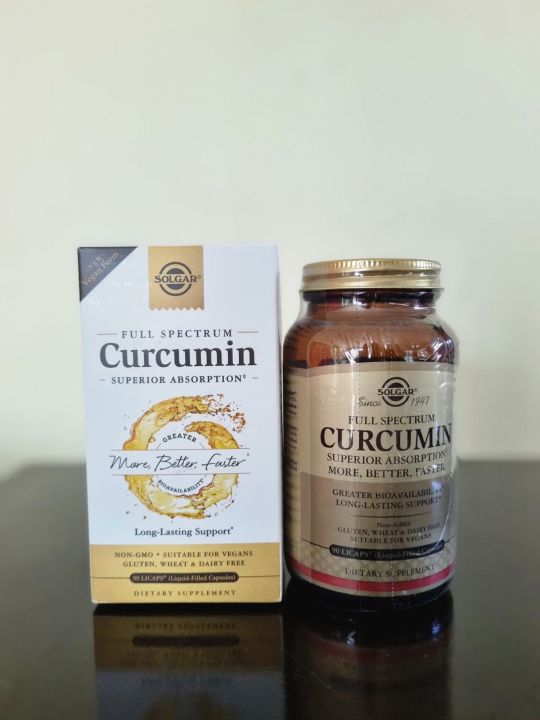 Solgar Full Spectrum Curcumin 90 Licaps LiCaps | Lazada PH