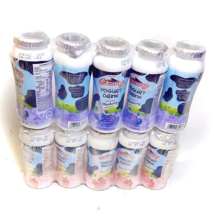 Cimory Yogurt Drink Botol 2 Varian Rasa Blueberry Rasa Strawberry ( 5 ...