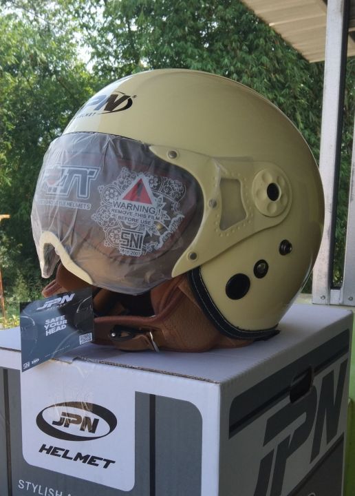 HELM JPN HIJAB KACA PILOT BERKUALITAS BERLISENSI SNI | Lazada Indonesia