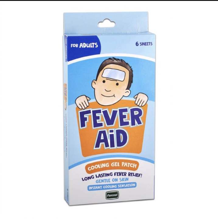 Fever Aid for Adults Cooling Gel Patch 6 Sheets | Lazada PH