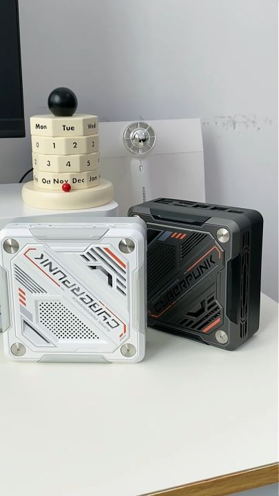 2024 Cyberpunk Mini PC AMD Ryzen 7 8845HS 7840HS 7735HS RGB Light DDR5 ...