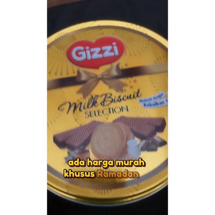 Gizzi Biskuit Kaleng 240 Gram - 1 Kaleng | Lazada Indonesia