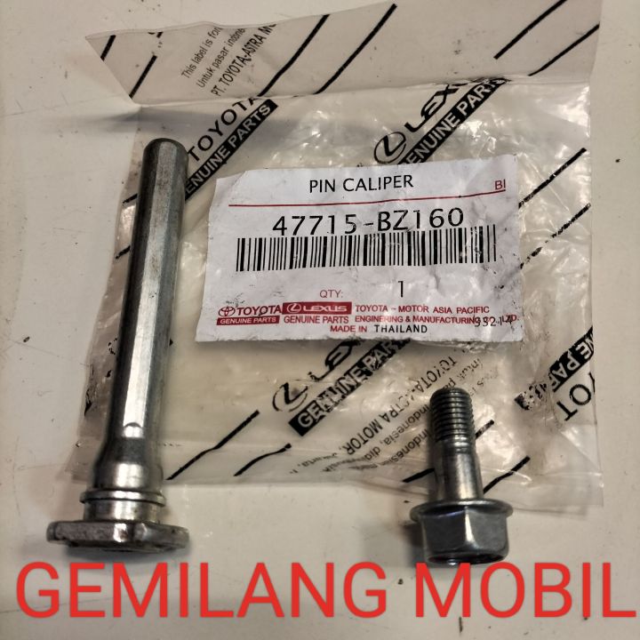 PIN CALIPER BAUT CALIPER ASSY BAUT CAKRAM TOYOTA CALYA SIGRA AYLA 47715 ...