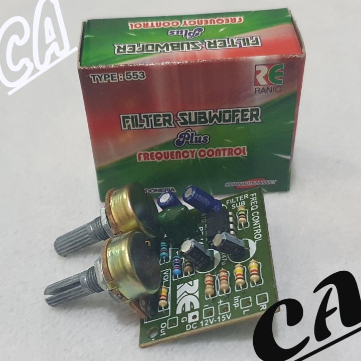 Kit Filter Subwoofer Subwofer Plus Frekuensi Control by Ranic Tipe 533 ...