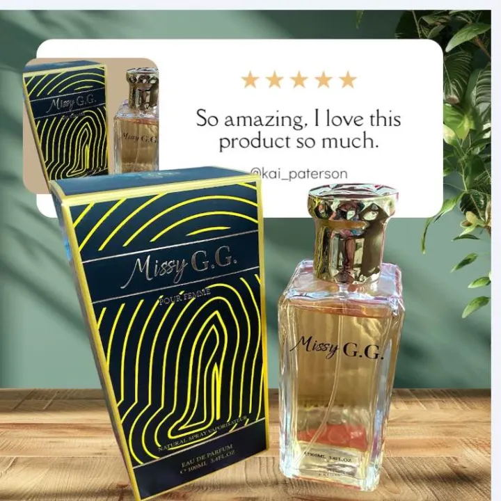 น้ำหอม Missy G.G 100ml รองเท้าทองหอมน่าค้นหาหาระดับมาดาม | Lazada.co.th