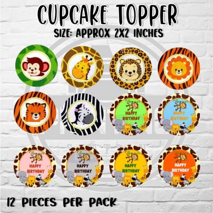 Safari theme Cupcake topper | Lazada PH