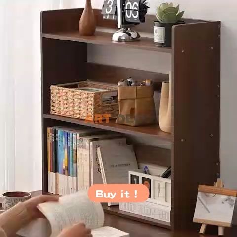 Desktop Rack Book Rack Study Table Organizer Magazine Document Shelf ...