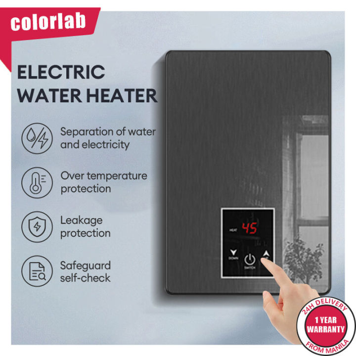 Colorlab Instant Water Heater for Shower Hot Water Heater Electric ...