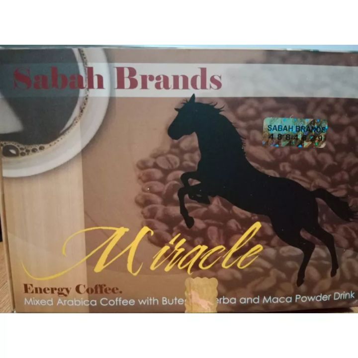 1Box 20sachets SABAH MIRACLE COFFEE 100% ORIGINAL FOR MEN & WOMEN ...
