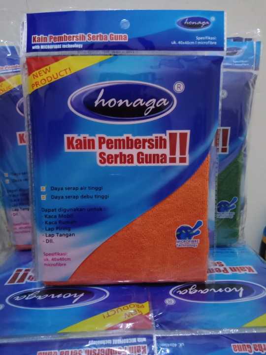 Lap mikrofiber Honaga 40x40 | Lazada Indonesia