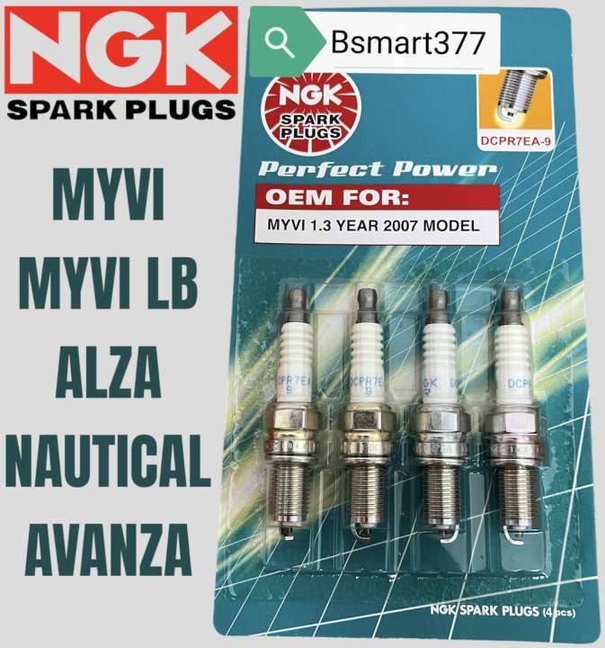 Ngk original spark plugs dcpr7ea-9 myvi 1.3L 1ST model/myvi lagi best 1 ...