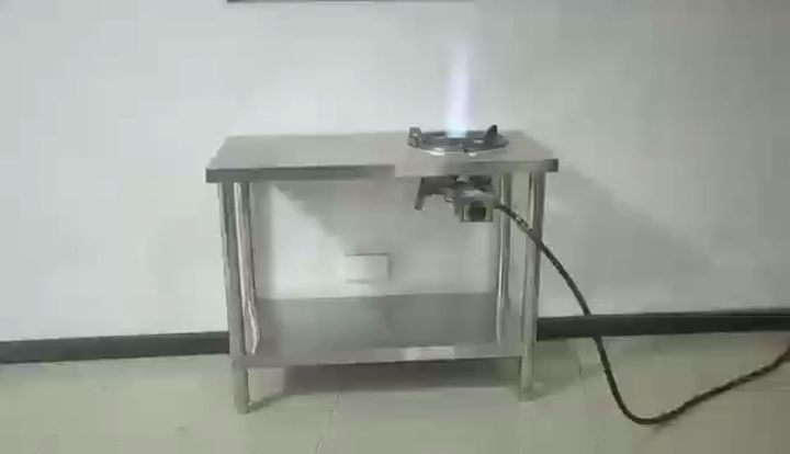 【Mideca】Commercial Kitchen Equipment 2 Burner Gas Stove Stand Stainless ...