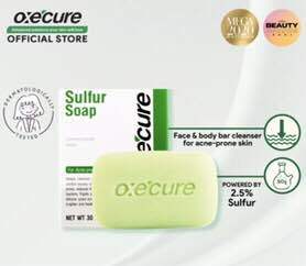 Oxecure 2.5% Sulfur soap 100g Authentic with freebie | Lazada PH