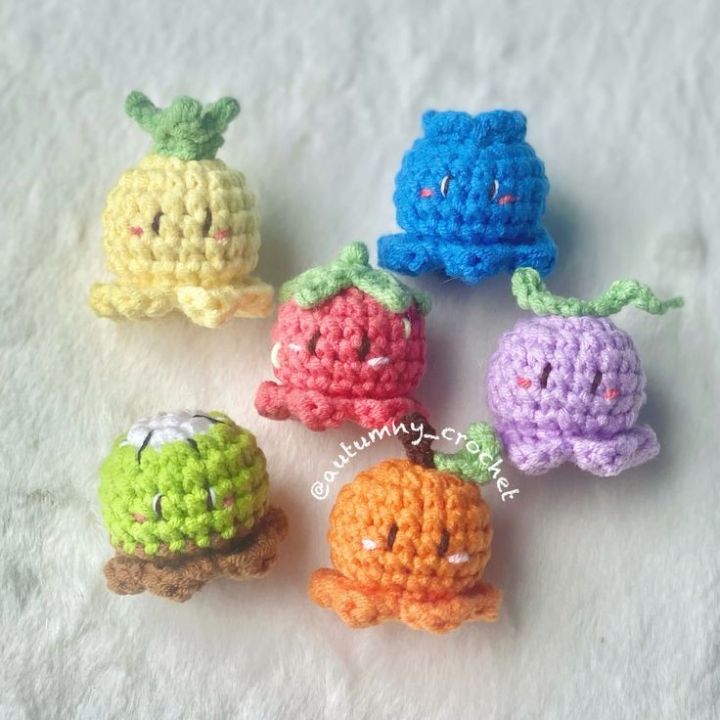MINI FRUIT OCTOPUS CROCHET | Lazada PH