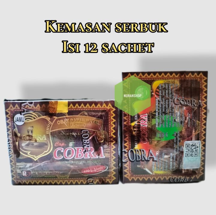 Herbal GATAL EKSIM cap Cobra SERBUK ISI 12 SACHET | Lazada Indonesia