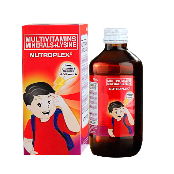 Nutroplex with Iron and Lysine Syrup 250ml | Lazada PH