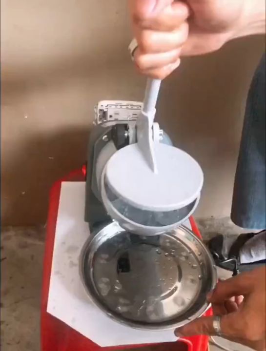 Ice Crushers Heavy Duty Double Blade Automatic Ice Crusher Machine ...