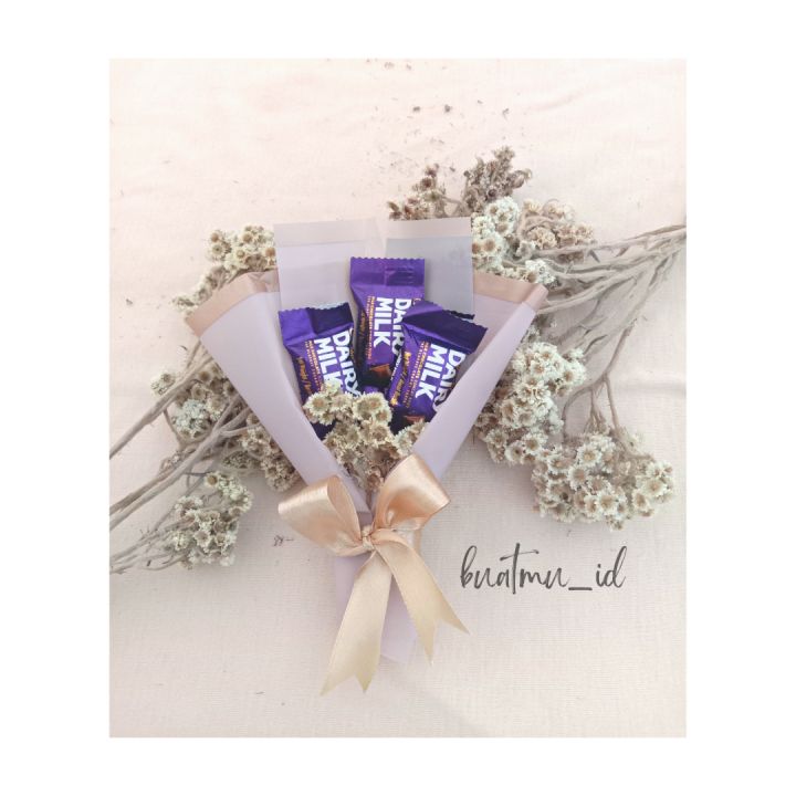 buatmuid/buket cokelat/buket mini/buket snack/buket bunga/kado wisuda ...