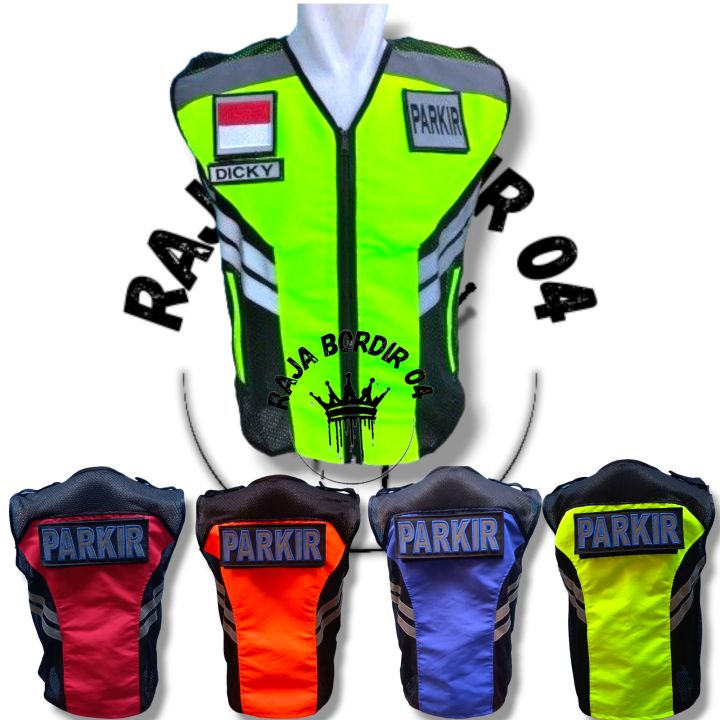 Rompi Parkir Rompi Jukir | Rompi Parkir Bahan Taslan Logo Lengkap ...