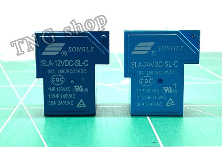 Relay SLA-24VDC-SL-A รีเลย์ตู้เชื่อม12V 24V 48V 30A/250V ใช้กับตู้เขื่ ...