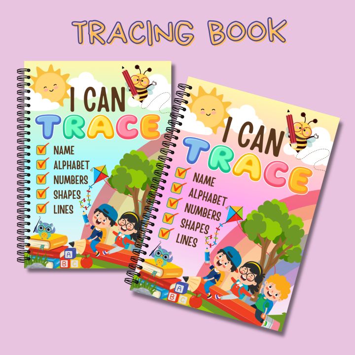 Tracing Book - Name Number Alphabet Number Lines Shapes Tracing ...