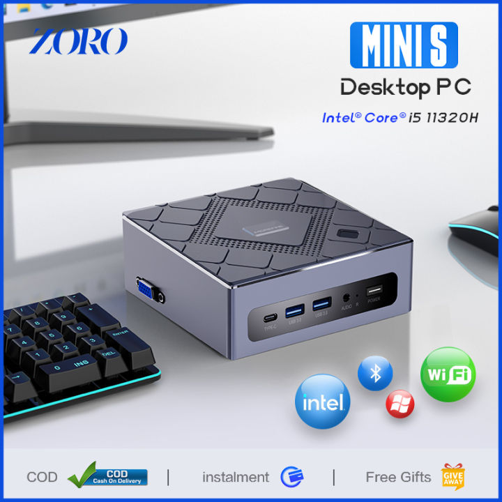 Zoro Mini Desktop office computer intel Core i5 11320H Built-in ...
