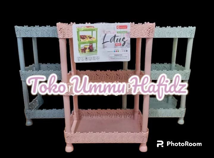 [PACKING KARDUS ] RAK LOTUS 3 SUSUN BENTUK KOTAK / RAK SERBAGUNA ...